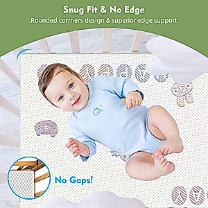 Alwytlon Pack n Play Mattresses, Pack and Play Mattress Pad, Playard Mattress Memory Foam, Portable Toddlers Mattress Firmness Featuring Soft Removable Washable Outer Cover(38"x26"x2.5")