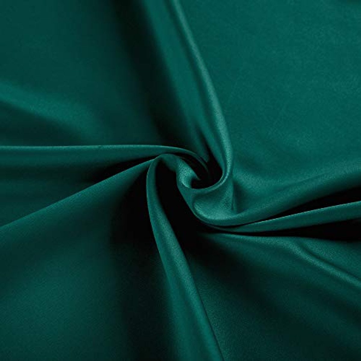 Qeeruim Home Satin Pillowcase for Hair and Skin, 2-Pack - Queen Size (20x30 inches) Silk Pillow Cases - Satin Pillow Covers with Envelope Closure, Green