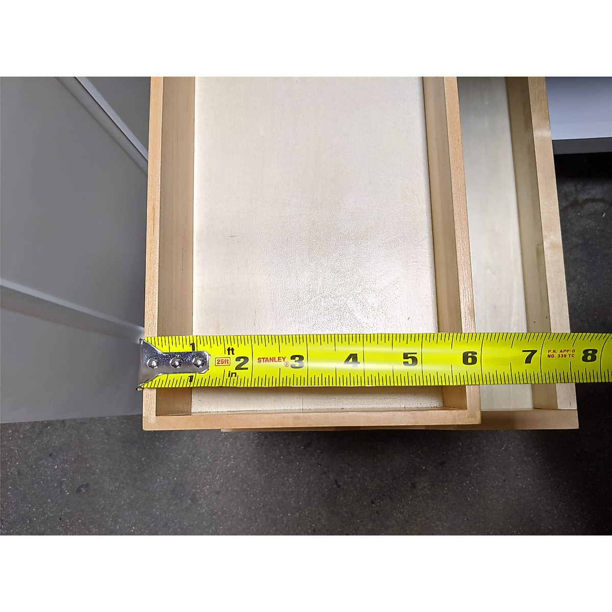 2 Tier Pull Out Organizer Shelf Sliding Drawer Storage for Kitchen Bathroom Storage Cabinet Under Sink Slide Out Shelf Organizing Storage Pull-Out Cabinet Organizer Roll Out Drawer (12'' Width)