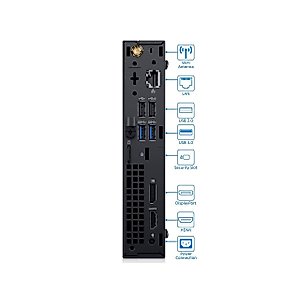 Dell OptiPlex 3060 Micro Business PC, Intel Hexa Core i5-8400T up to 3.3GHz, 16G DDR4, 512G SSD, Windows 10 Pro 64 Bit-Multi-Language Supports English/Spanish/French(Renewed)