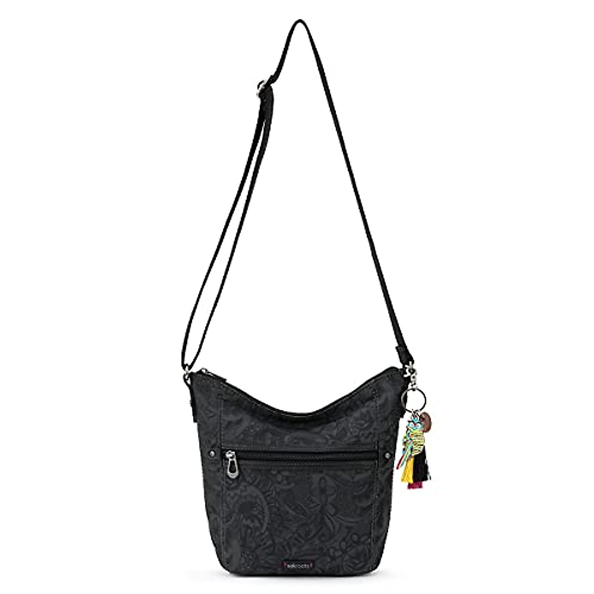 Sakroots womens Eco-twill Eco Twill Sequoia Small Crossbody, Black Spirit Desert, One Size US