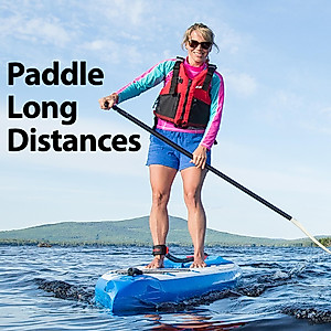 Sea Eagle NeedleNose 14’ Inflatable Lightweight High Pressure Drop Stitch Stand Up Paddle Board SUP, Patented Wave Piercing Bow (NN14 iSUP Start Up)