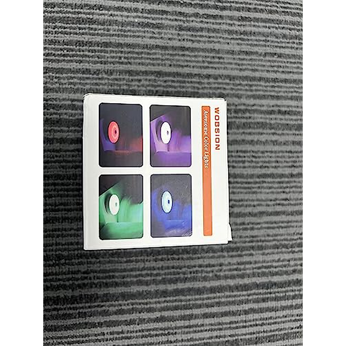 wobsion Puck Lights with Remote, Color Changing Under Cabinet Led Lighting, Closet Light, USB Rechargeable Puck Lights for Counter,Closet,Display Case,Perfect for Home Dec,2 Pack