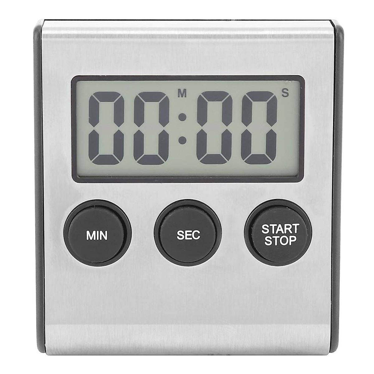 Digital Timer, Digital Timer, Large LCD Display Digital Kitchen Timer with Back Stand Support Wall Mounted and Desktop Countdown Stopwatch Timer for Cooking, Gym, BBQ, Kids, Teacher