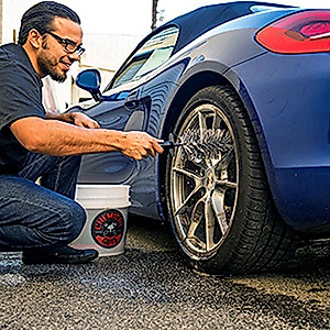 Chemical Guys ACCS37 Easy Reach Wheel and Rim Detailing Brush