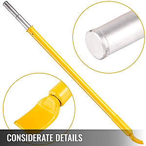 VEVOR Tire Slide Hammer Cast-Steel Bead Breaker Slide Hammer 1.5-Inch Diameter Tire Bead Breaker Slide Hammer 50-Inch Length Tire Breaker Bar Yellow, Heavy Duty Bead Breaker, for Car Truck Trailer