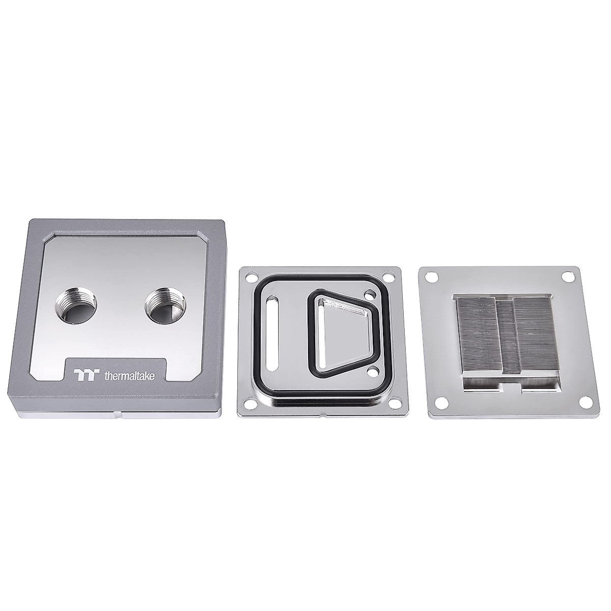 Thermaltake Pacific W8 CPU Water Block, AM5/LGA1700 Compatible, Includes Thermaltake TG-60 Metal Thermal Grease, CL-W347-CU00SL-A Silver