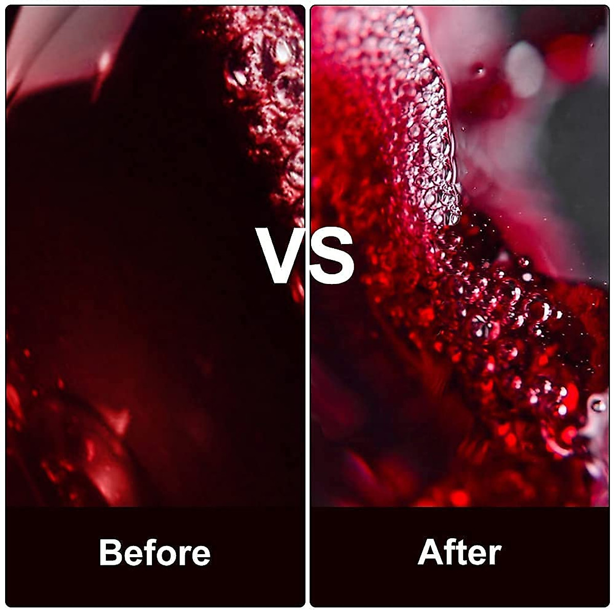 Electric Wine Aerator, Electric Wine Pourer and Wine Dispenser Pump, Multi-Smart Automatic Filter Wine Dispenser with USB Rechargeable for Travel, Home and Bar(Black)