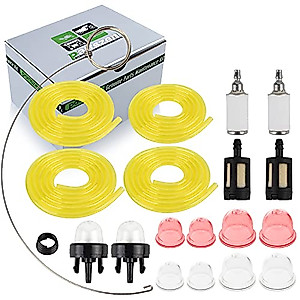 partszen AC04122 Fuel Line kit Primer Bulb Fuel Filter kit for Small Engine Zama Poulan Craftman Ryobi Homelite Husqvarna Chainsaw Weed Eater Trimmer Blower