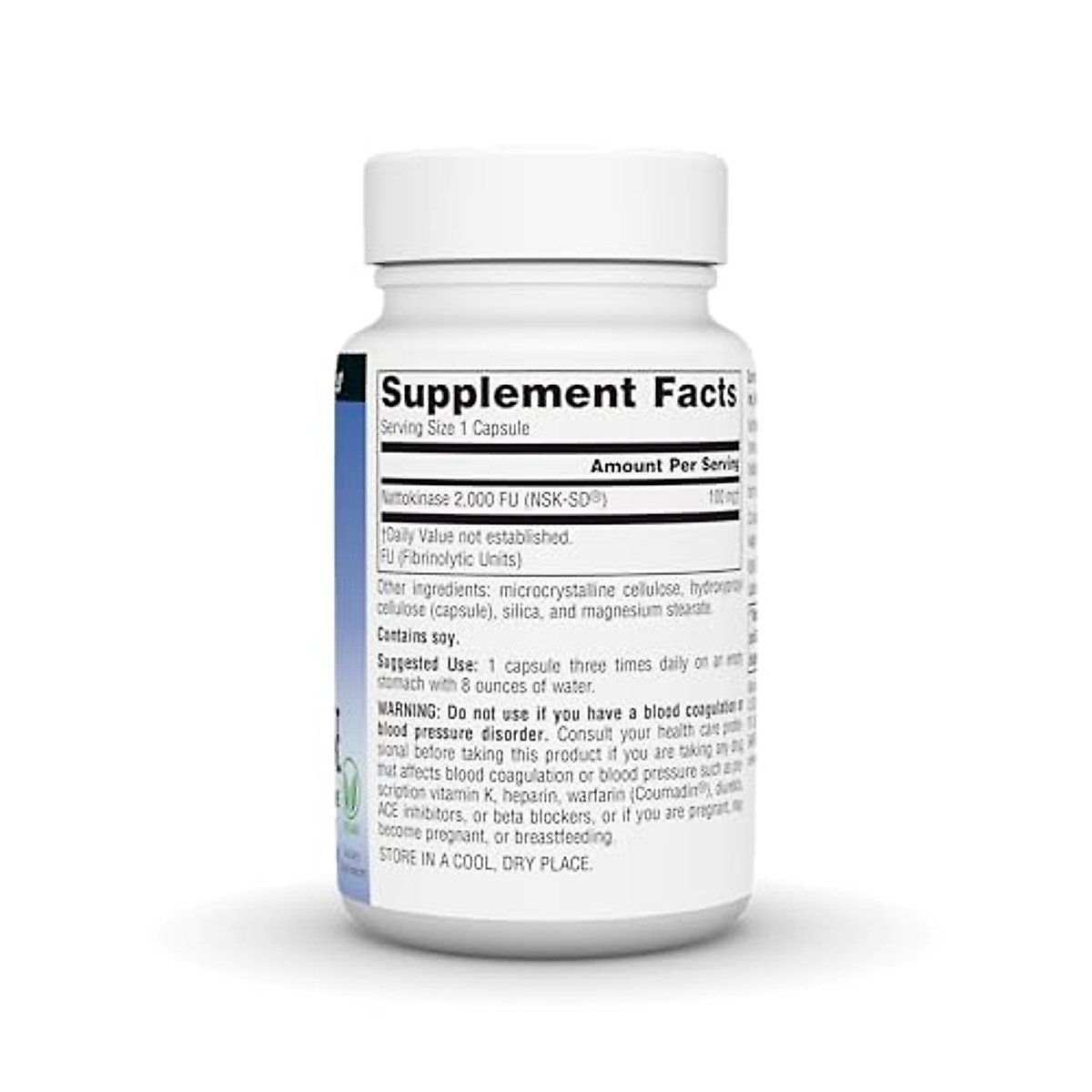 Source Naturals NSK-SD Nattokinase, Systemic Enzyme for Healthy Circulation* 100mg - 60 Vegan Capsules