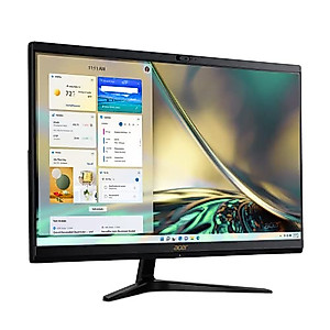 Acer Aspire C24-1700-UR12 AIO Desktop | 23.8" Full HD IPS Display | 12th Gen Intel Core i5-1235U | Intel Iris Xe Graphics | 8GB DDR4 | 512GB NVMe M.2 SSD | Intel Wireless Wi-Fi 6 | Windows 11 Home