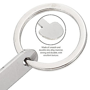 Tofficu 4pcs Trolley Tokens Key Ring Shopping Trolley Tokens Keychain Release Token Coin Keyring Small Aldi Quarter Holder Keychain for Grocery Shopping Cart