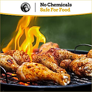 Mountain GRILLERS Natural Firelighters - Fire Starters for Wood Burner Log Burner Fireplace Pizza Oven BBQ - Indoor & Outdoor Brick Eco Fire lighters