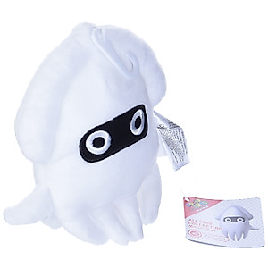 Little Buddy Super Mario All Star Collection 1600 Blooper Stuffed Plush, 6.5", Multicolor