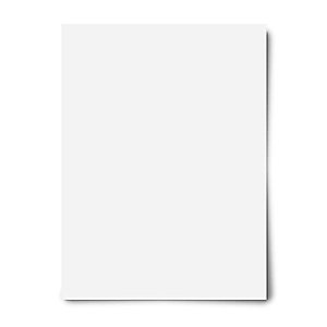 Office Depot Poster Boards, 22in. x 28in., White, Pack of 10, 23408