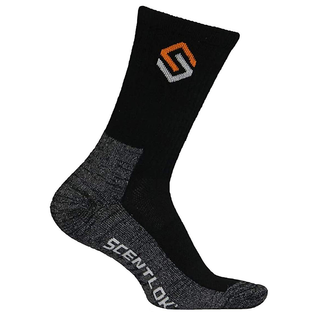ScentLok Men's Everyday Socks (Black, Medium)