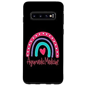 Galaxy S10 Ayurvedic Medicine Boho Rainbow Case