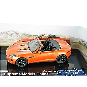 Jaguar F-Type V8-S CAR Model FIRESAND Orange F Type 1:43 IXO Dealer Special T3