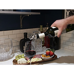 Happy Hour Elephant Wine Pourer, Standard, Pewter