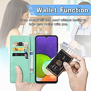 HUANGTAOLI Flip Cover for OnePlus Nord N20 SE, Stand Flip Protective Case Magnetic Folio PU Leather Wallet Cover for OnePlus Nord N20 SE