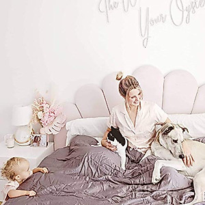 Hush Iced 2.0 Cooling Weighted Blanket | Original Luxury Weighted Blanket | 100% Bamboo Cover W/ Non-Toxic Glass Sand | Duvet Cover Included