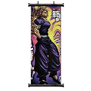 Baki The Grappler Anime Fabric Wall Scroll Poster (16 x 48) Inches. [WP] Baki-5
