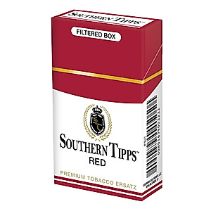 SOUTHERN TIPPS RED PACK HERBAL CIGARETTES - Tobacco & Nicotine Free, Proprietary Botanical Blend, Smooth Smoking Experience, Non-Addictive - 20 Sticks