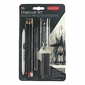 Derwent Charcoal Collection, Pack, 10 Count (2300675)