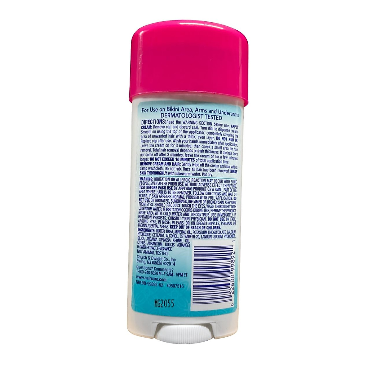 Nair Hair Remover Glides Away Nourish with Argan Oil 3.3 Ounce (97ml) (3 Pack)