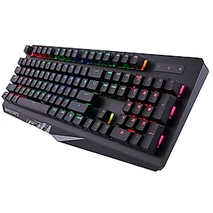 Mad Catz KS13MMUSBL000-0JI Gaming Keyboard, S.T.R.I.K.E. 4, Mechanical Keyboard, English US Layout, RGB16.8 Million Colors, 18 RGB Lighting Patterns, Authentic Japanese Product