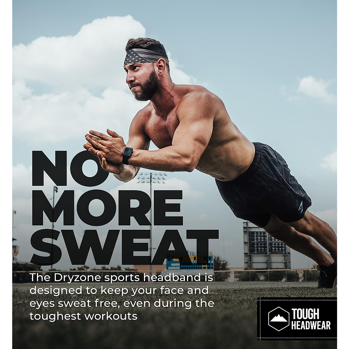 Sports Headbands for Men and Women by Mens - Athletic Sweatbands for Cycling, Football, Working Out and Performance