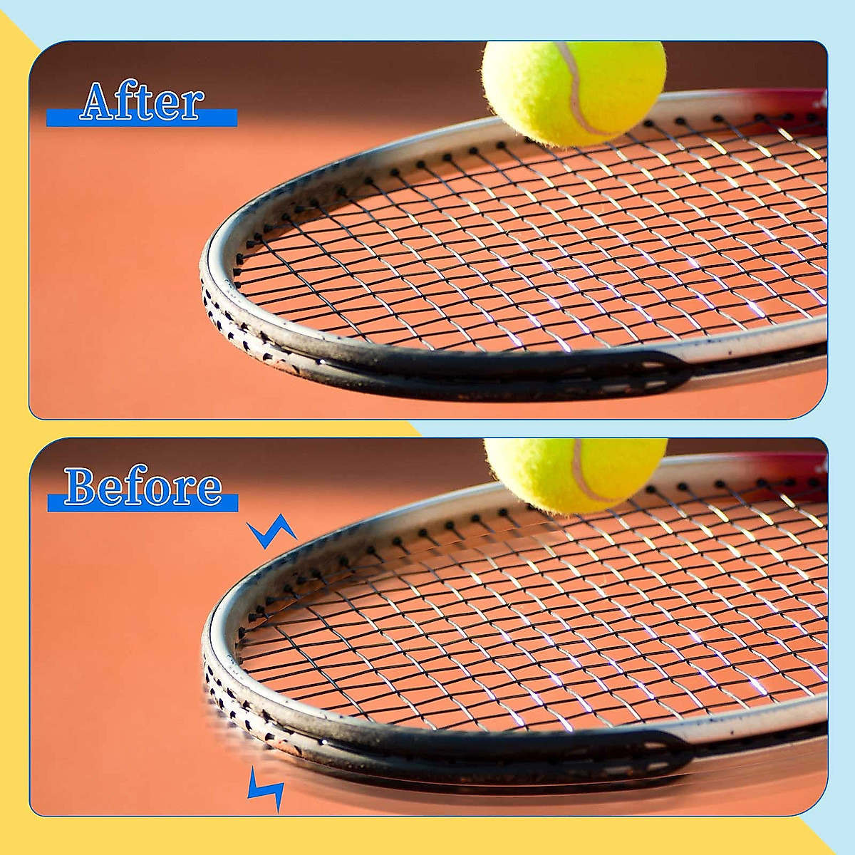 Chalyna 25 Pieces Tennis Racket Vibration Dampeners Silicone Tennis Dampeners Cartoon Vibration Dampeners for Tennis Racket Racquetball