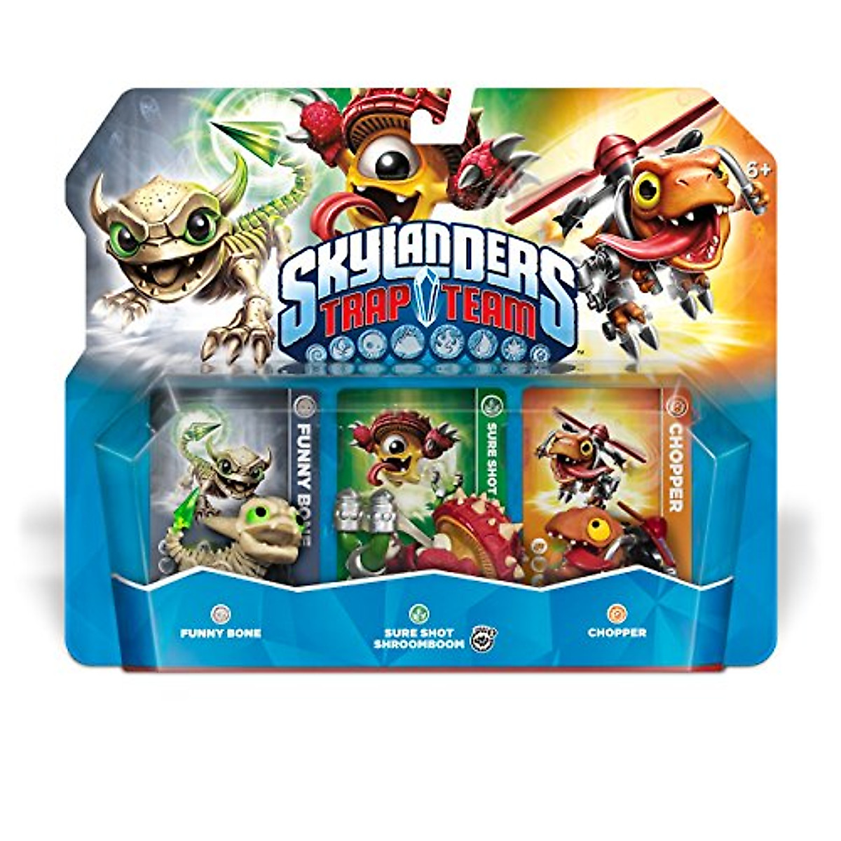 Skylanders Trap Team: Funny Bone, Chopper, & Shroomboom - Triple Character Pack