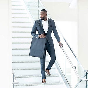 NOMATIC Garment Bag - Premium Black Nylon Garment Bag, Travel Hanging Luggage Garment Bag with Shoe Compartment, Holds Up To 3 Suits Plus Accessories, V2