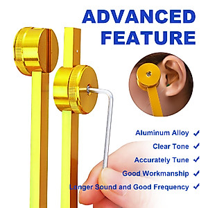 Chakra Tuning Fork Set, Upgraded Weighted Tuning Forks for Healing Chakra Set, Sound Healing Instruments Kit with Tuning Fork Activator for Chakra Healing Therapy, DNA Healing, Yoga, Meditation