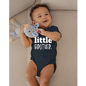 Unordinary Toddler little brother newborn outfit baby brother boy bodysuit coming home outfits boys (Charcoal Black, New Born)