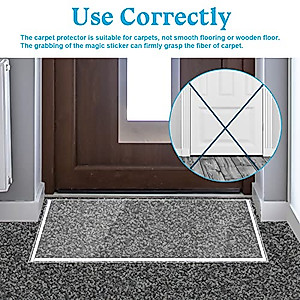 Cat Carpet Protector,Heavy Duty Plastic Carpet Scratch Stopper for Pets