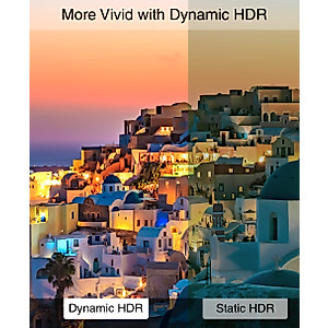 BlueRigger 8K Fiber Optic HDMI Cable 25FT (48Gbps, in-Wall CL3 Rated, 8K 60Hz, 4K 144Hz, HDCP 2.3, HDR10+) Ultra High Speed Long HDMI AOC 2.1 Cable - for Gaming, VR, HDTV, Monitor, PC