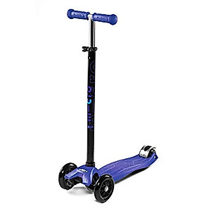 Micro Kickboard - Maxi Original 3-Wheeled, Lean-to-Steer, Swiss-Designed Micro Scooter for Kids, Ages 5-12 (Blue)