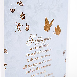 Hallmark 50th Anniversary Card (Golden Wedding Anniversary)