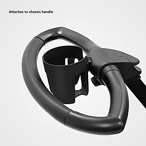 Stokke Stroller Cup Holder, Black - Compatible with Stokke Xplory X, Trailz & Beat Strollers + Stokke Flexi Bath Stand
