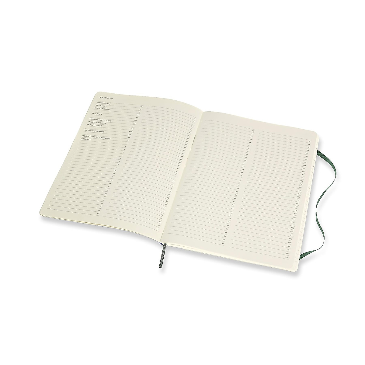 Moleskine PRO Notebook, Soft Cover, XL (7.5" x 9.5") Professional Project Planning, Forest Green, 192 Pages