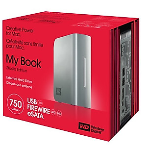 Western Digital 750 GB My Book Studio Edition USB 2.0 Esata FW400 FW800