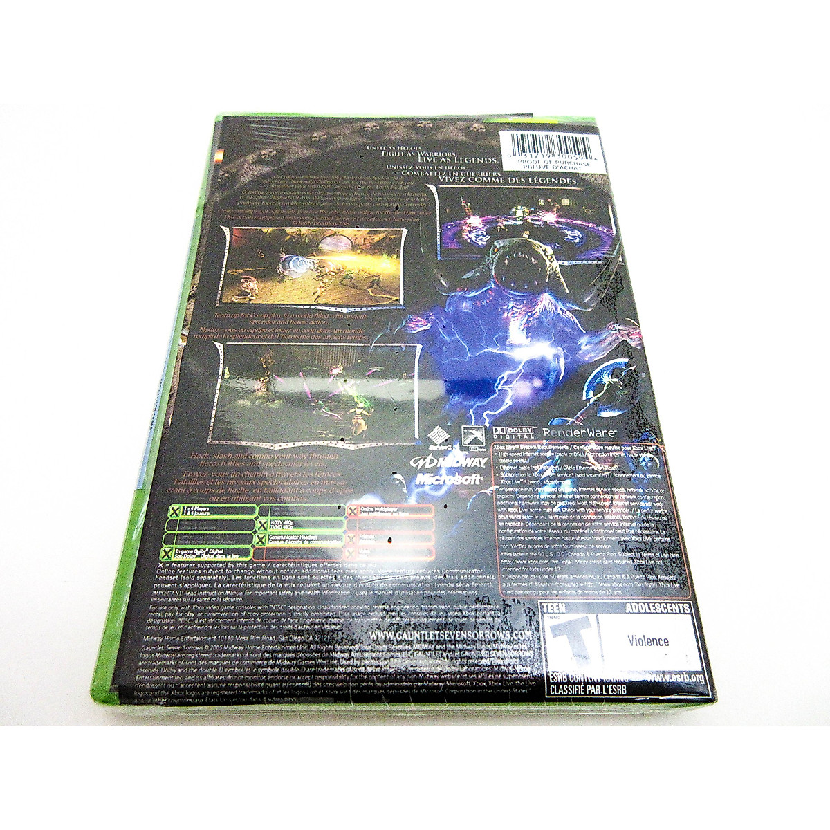 Gauntlet Seven Sorrows - Xbox