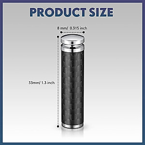 Frienda 4 Pieces Car Door Lock Knobs Carbon Fiber Car Lock Knobs Pin Stick Door Locks Pin Truck Door Locks Trucks Interior Accessories for Vehicles Car Accessories (Classic)