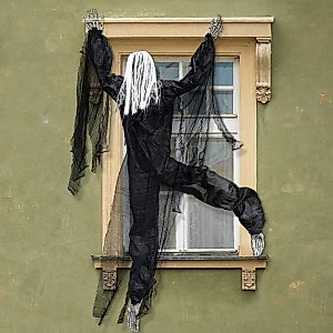 Evoio Halloween Zombie Decorations Outdoor Scary Creepy Climbing Zombie, 62 Inch Life-Size Hanging Climbing Zombie, Perfect Scary Halloween Zombies for Haunted House Yard Tree Outdoor Halloween Decor