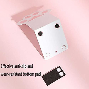 VREF Sujetalibros, Sujetalibros， 2PCS Cute Paw Book Stand Holder Shelf Desktop Bookends for Kid Child Student 5.67x4.06 inches Sujetalibros para estanterías