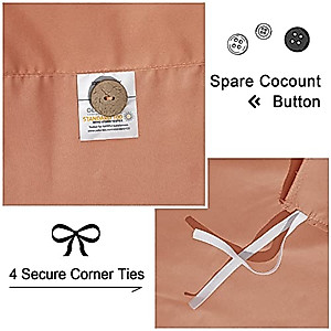 PHF Brick Red Duvet Cover Queen Size, Comfy Lightweight Skin-Friendly Comforter Cover Set with Button Closure, Soft Durable Bedding Collection with 2 Pillowcases for All Season, 90" x 90"