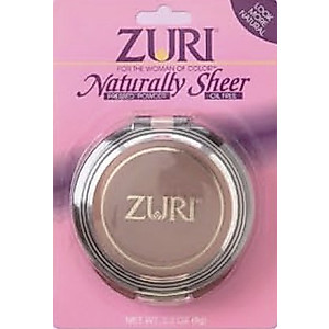 Zuri Naturally Sheer Pressed Powder - Soft Brown