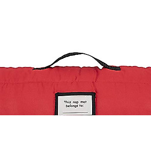 Baby Boom Funhouse Construction Area Trucks Kids Nap Mat Set – Includes Pillow and Fleece Blanket – Great for Boys Napping during Daycare or Preschool - Fits Toddlers, Blue